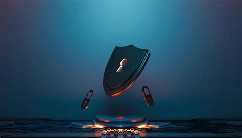 Premium Photo Protection Network Security Computer And Safe Your Data Concept