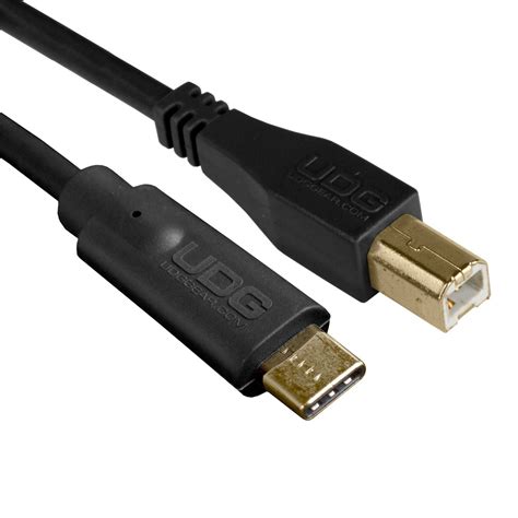 Udg Ultimate Audio Cable Usb 20 C B Straight Black 15m Store4dj