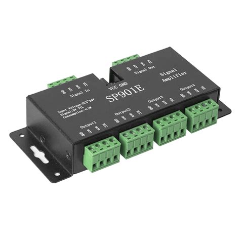 4x Sp901e Led Pixel Spi Signal Amplifier Repeater Addressable Led Strip And Dream Color