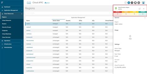 Cisco Cloud APIC For Azure User Guide Release 5 0 X Viewing System Details Cisco Cloud