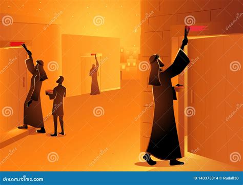 Sacrifice Of Passover Stock Vector Illustration Of Pass 143373314