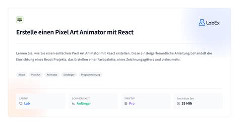 Erstelle Einen Pixel Art Animator Mit React Labex