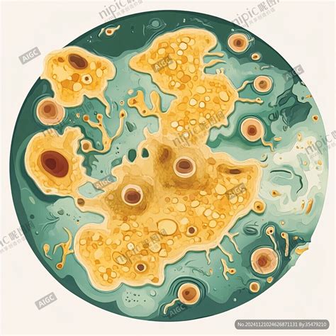 Ai创作图细胞图图像素材 彩色概念细胞流体画 细菌结构 整形细胞素材 细菌菌落 细菌插画 细胞繁殖素材 蛋白质艺术 微菌 陨石坑艺术 幼稚巨核细胞微生物 细菌繁殖背景素材 细菌素材病毒蔓延