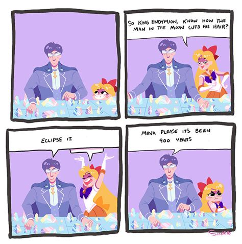 Sailor Moon Space Inspired Puns In Comic Form Are Too Good To Miss