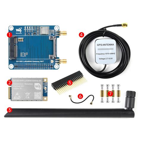 buy sx1303 868m lorawan gateway hat for raspberry pi standard mini