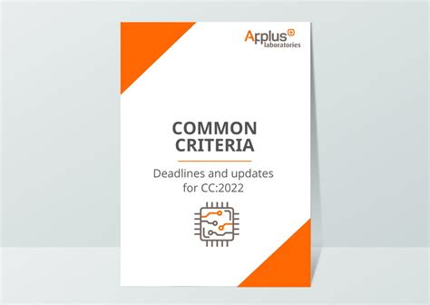 Ivan Kinash On Linkedin Deadlines And Updates On The Latest Common Criteria Version