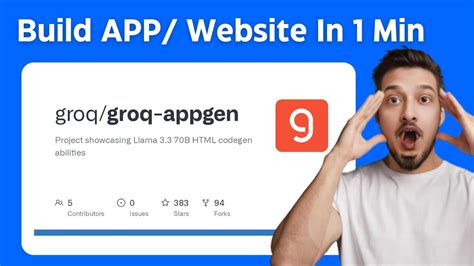 groqlabs llama 3 3 appgen this super fast coder can generate apps in milliseconds youtube