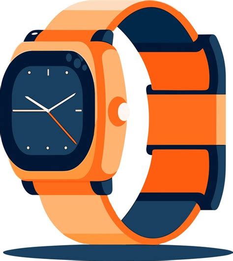 Premium Vector Wristwatch In Ux Ui Flat Style Isolated On Background