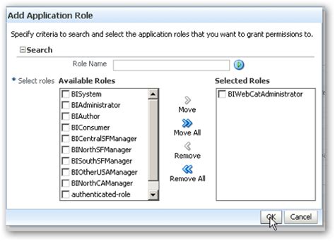 obiee 11gr1 security explained working with the default security