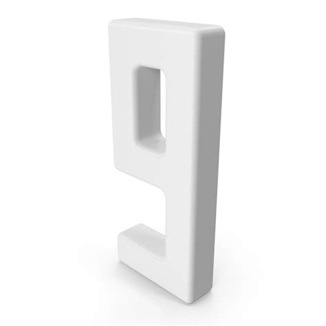 Digit 9 White Png Images And Psds For Download Pixelsquid S121695357