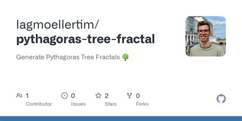 Github Lagmoellertimpythagoras Tree Fractal Generate Pythagoras Tree Fractals 🌳