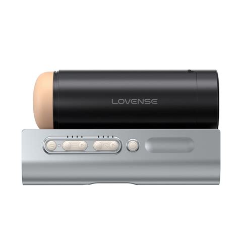 Lovense Solace Pro Automatic Thrusting Masturbator Black Lovense