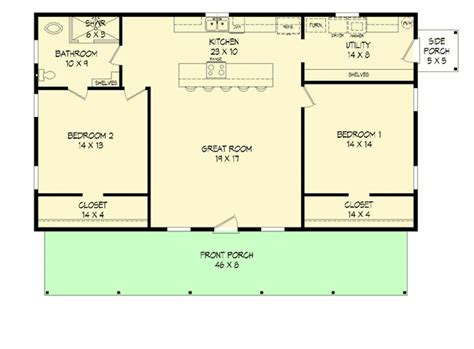 Key Features To Look For In An Ideal 2 Bedroom Ranch House Plan