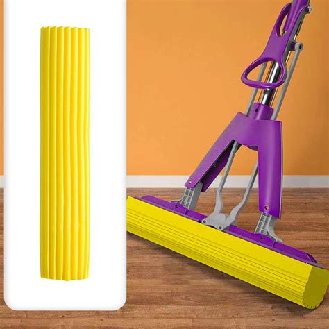 Gogusuu Mop Mops For Floor Cleaning Wet Mop Mop Head Folded Sponge Replacement Head Floor Roller