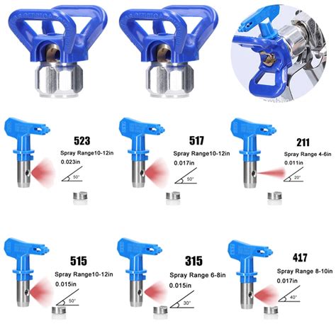 Airless Spray Gun Tips Sizes Chart At Andrew Capone Blog