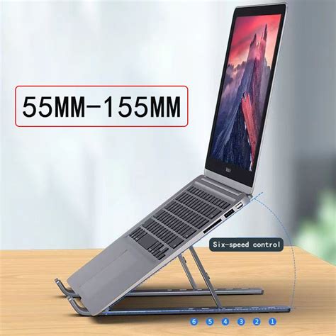 알루미늄 합금 노트북 냉각 브래킷 냉각 데스크탑 브래킷 지지 선반 접이식 휴대용 조절 가능 리프팅 Aliexpress