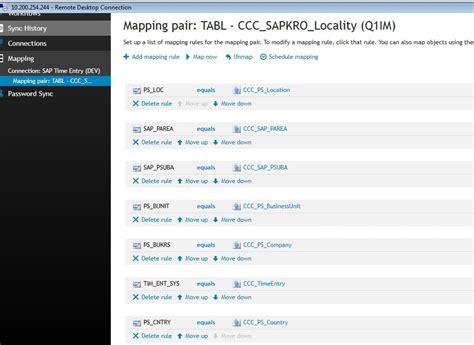 Quick Connect Sap Custom Z Table Mapping 7 Key Columns Mapping Error Forum Identity