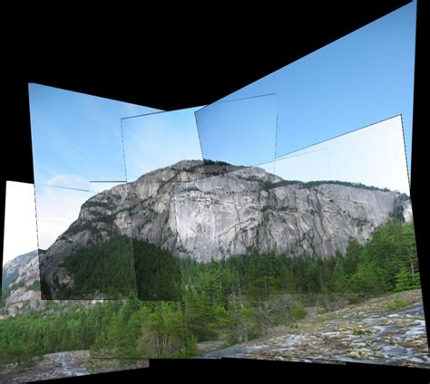 Black Seams In Stitched Image Generated By Python And Opencv Stack