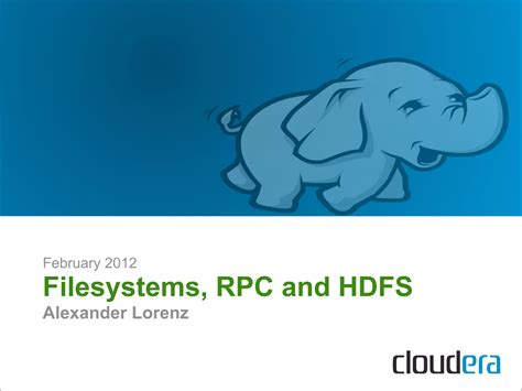 Filesystems Rpc And Hdfs Pdf