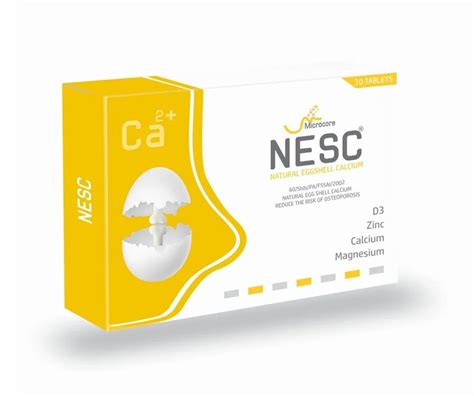 Powder Natural Egg Shell Calcium Nesc Grade Nutraceutical Grade At