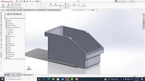 Solidworks Plastic Box 3 Grabcad Tutorials