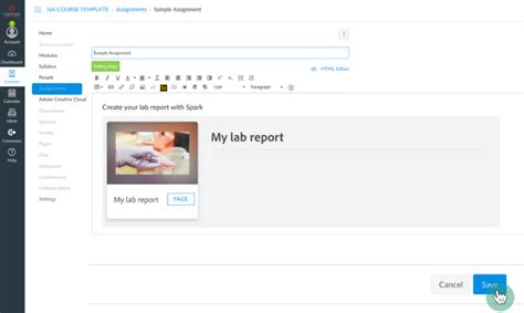 Integrate Adobe Creative Cloud And Spark With Canvas Lms