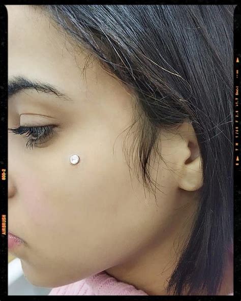 Anti Eyebrow Piercing Diamond