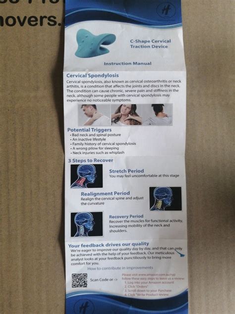 C Shape Cervical Traction Device Furniture And Home Living Bedding