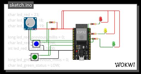 Blink 3 Leds Without Delay Copy Wokwi Esp32 Stm32 Arduino Simulator