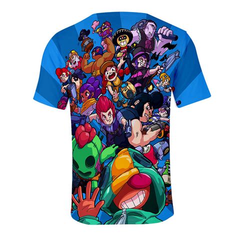 Brawl Stars T Shirt All Character Tees Leon Spike Frank Brawl Stars