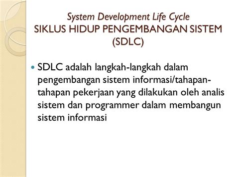 Detail Gambar Metode Pengembangan Sistem Sdlc Koleksi Nomer 29