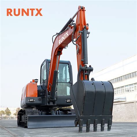 Runtx Brand Excavators Machine Automation Hydraulic Mini Small Micro Crawler Bagger Digger Heavy