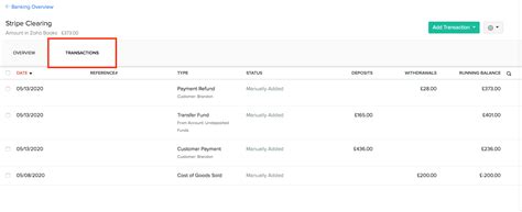 Stripe Help Zoho Books