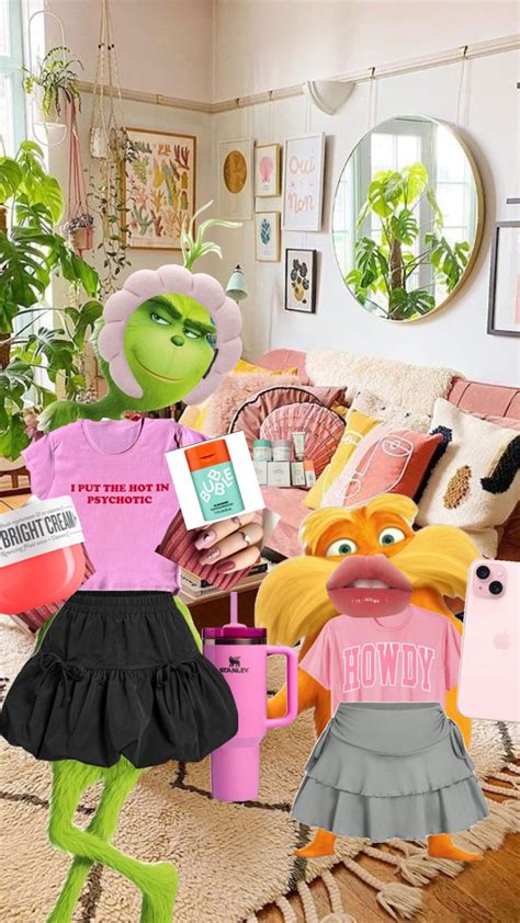 Preppy Lorax And Grinch