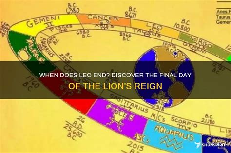 When Does Leo End Discover The Final Day Of The Lions Reign Shunspirit