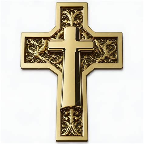 Premium Ai Image Gold Cross