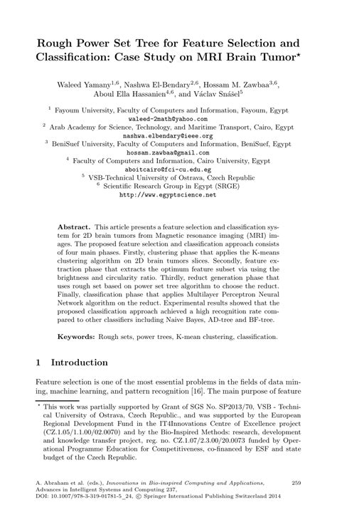 pdf rough power set tree for feature selection and classification