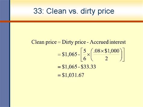 Dirty Price Vs Clean Price Quant RL