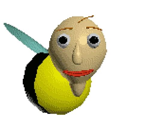 Balbee🔥🔥 Baldi As A Bumblebee Help In 2025 Baldis Basics Funny  Very Funny Pictures