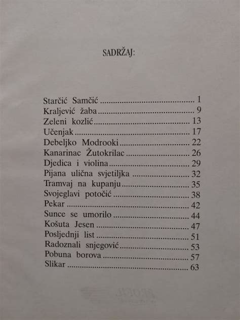 Ko Uta Jesen I Druge Bajke Mirjana Buljan