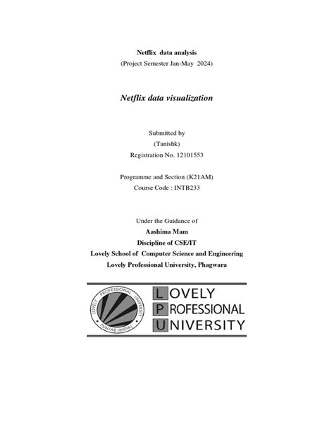 netflix data analysis pdf data information technology