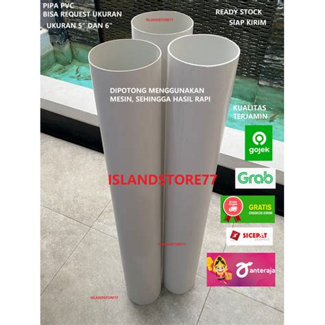 Jual Pipa Pvc 6 Inch Kelas D Per 1 Meter Pipa Paralon Upvc Panjang 50 Cm Kota Bekasi