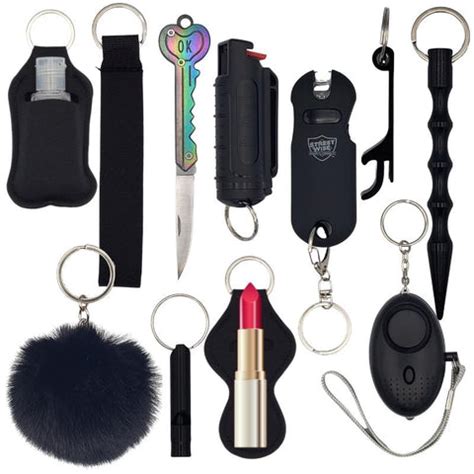 Fight Fobs® Black Beauty Self Defense Key Chain T Set Defense Divas®