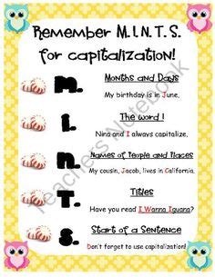 Use A Poster Maker To Make This Into A Poster For Your Classroom MINTS Is A Good Mnemonic To