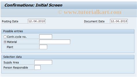 PK SAP Tcode Backflush KANBAN Orders