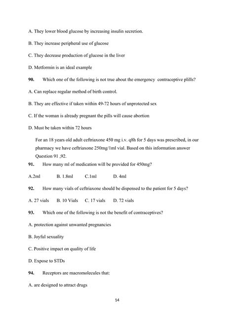 Level Coc Exam For Babespharmacy Docx Level Coc Exam For Babespharmacy Docx