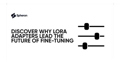Discover Why Lora Adapters Lead The Future Of Fine Tuning