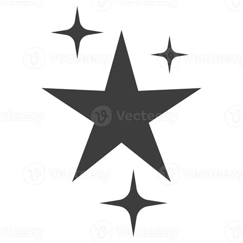 Star And Twinkle Icon Black Starburst Design And Sparkle Symbol Png