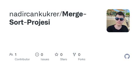 GitHub Nadircankukrer Merge Sort Projesi