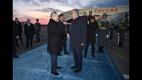 Касым-Жомарт Токаев встретил Владимира Путина, который прибыл в ...